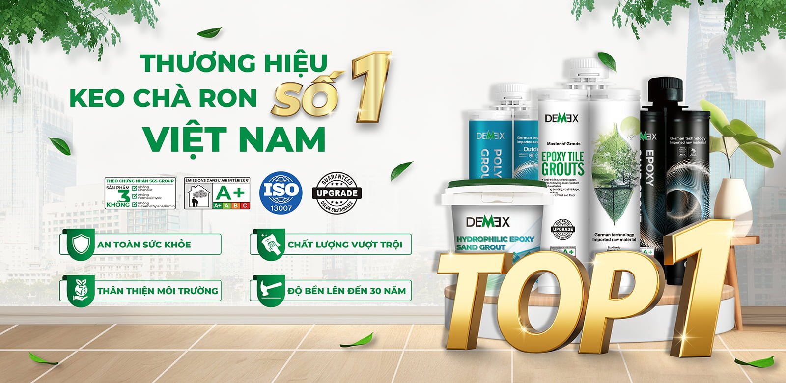 DEMEX - THƯƠNG HIỆU KEO CHÀ RON SỐ 1 VIỆT NAM